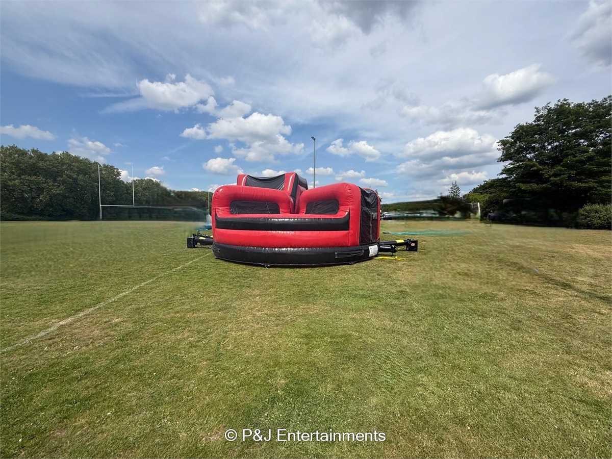 Curved Red/Black Energy Assault Course | Assault Course Hire